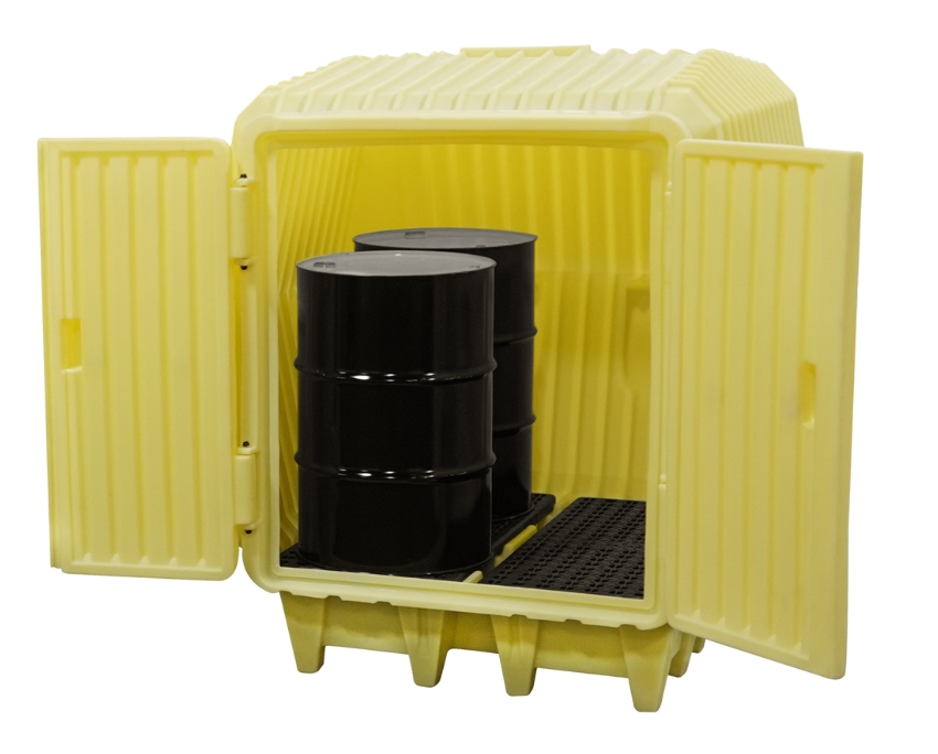 HAZARD HUT - 4 Drum Outdoor Storage Unit